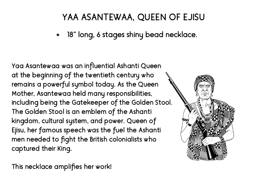 Yaa Asantewa - Simbuls, Where African History Meets Fashion